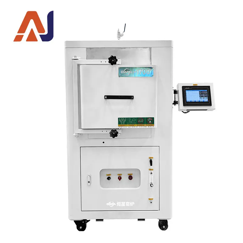 1700°C box-type atmosphere furnace with dual-circuit protection and ...